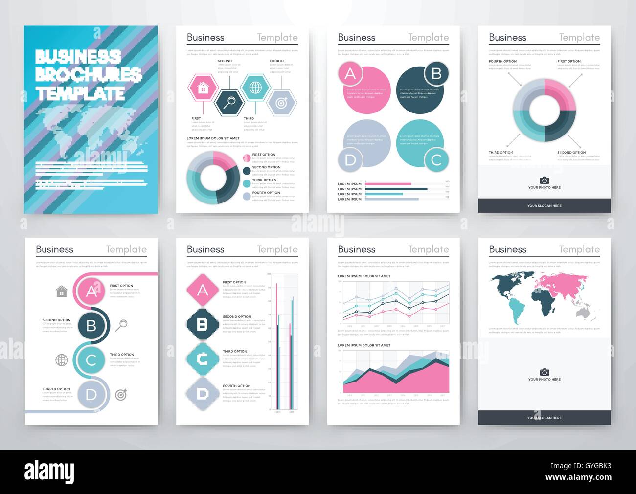 Modern infographic vector concept Stock Vector Image & Art - Alamy