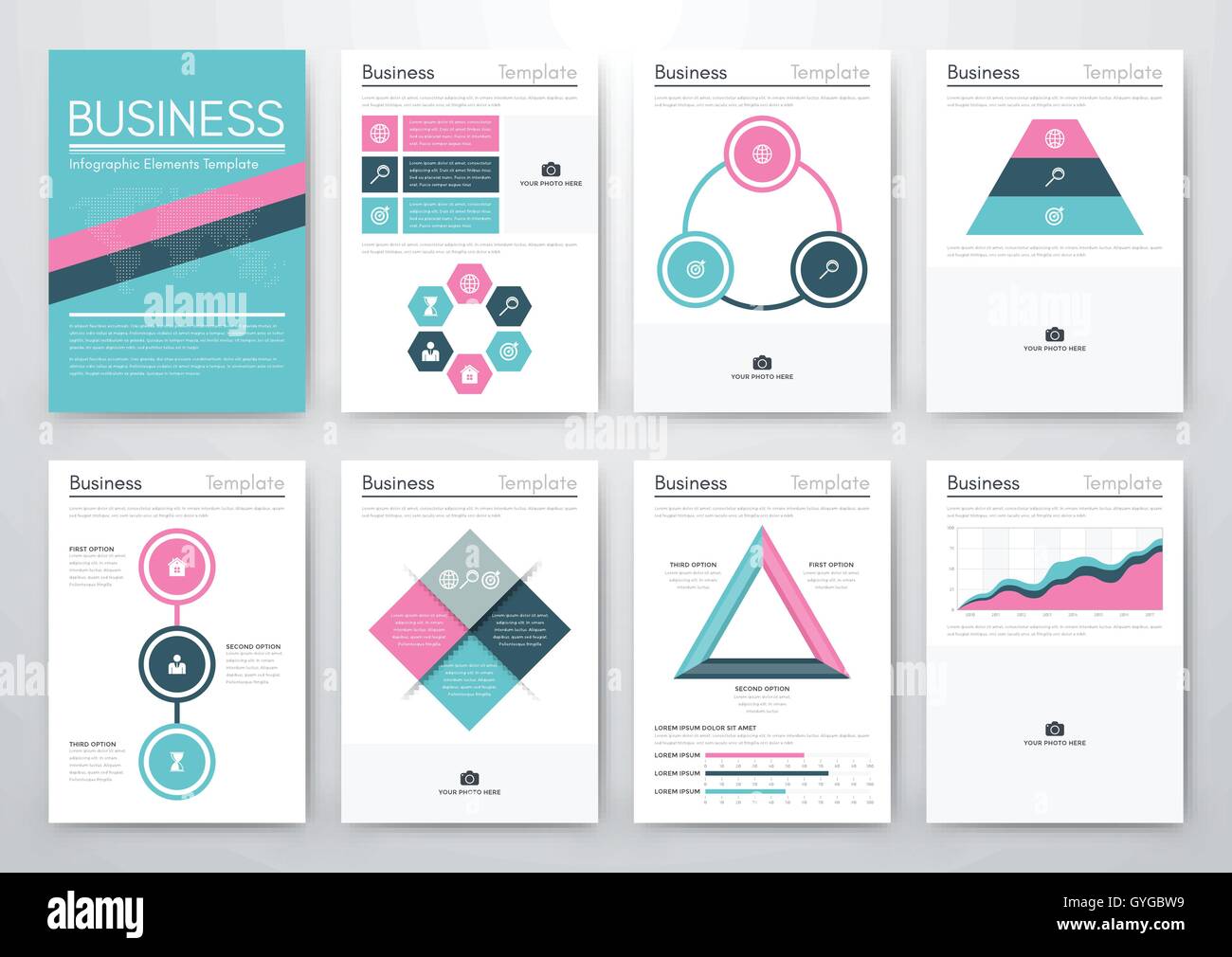 Modern infographic vector concept Stock Vector Image & Art - Alamy