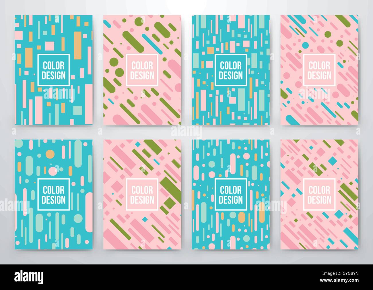 geometry backgrounds set Stock Vector Image & Art - Alamy