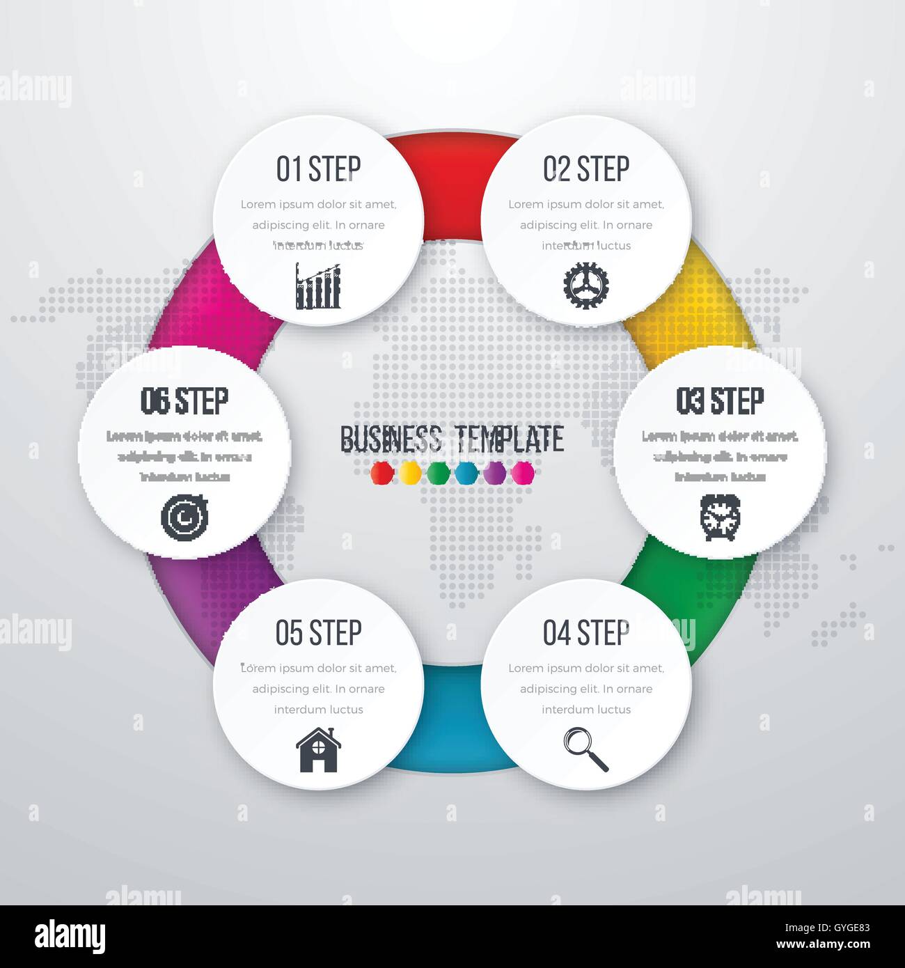 Infographic design with colored Stock Vector Image & Art - Alamy