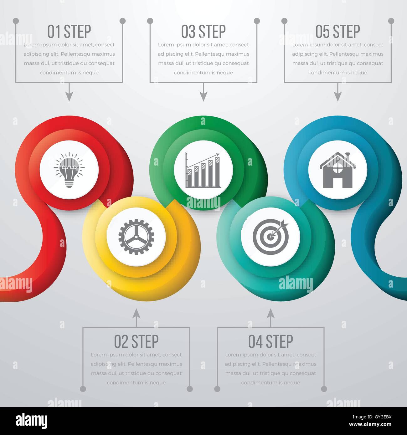 Timeline Vector 3d Infographic Stock Vector Image & Art - Alamy