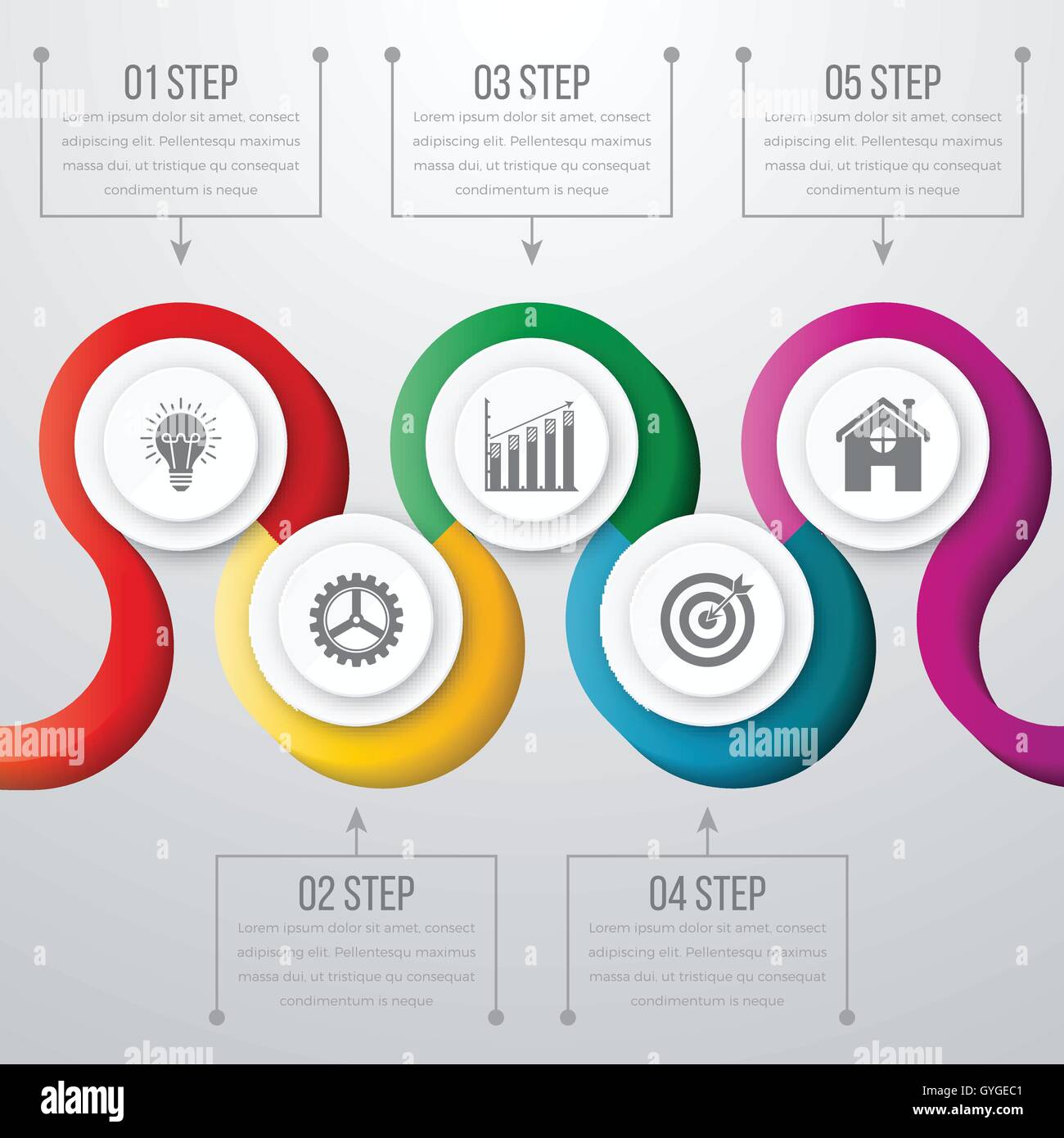 Timeline Vector 3d Infographic Stock Vector Image & Art - Alamy