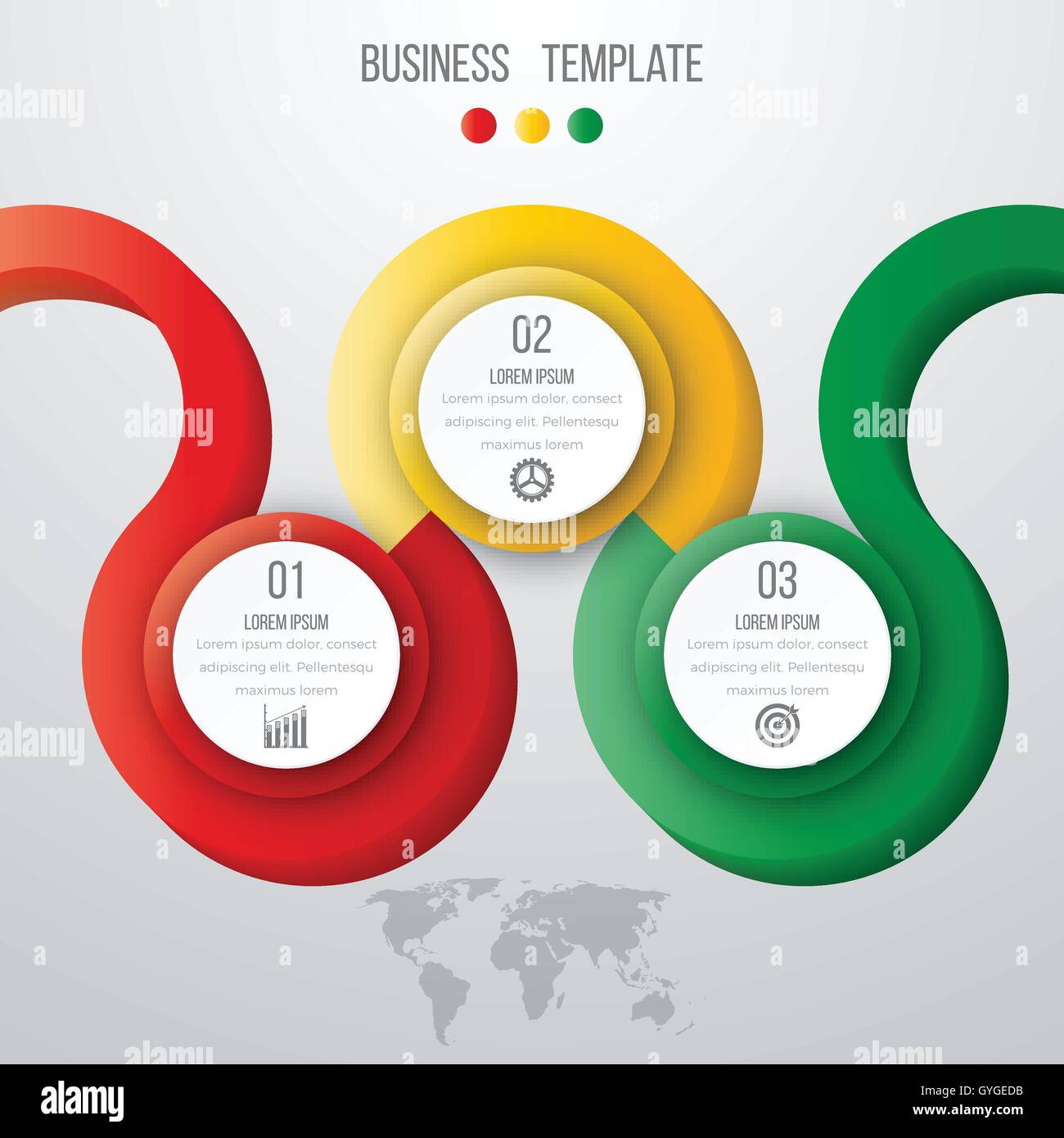 infographics three options Stock Vector Image & Art - Alamy