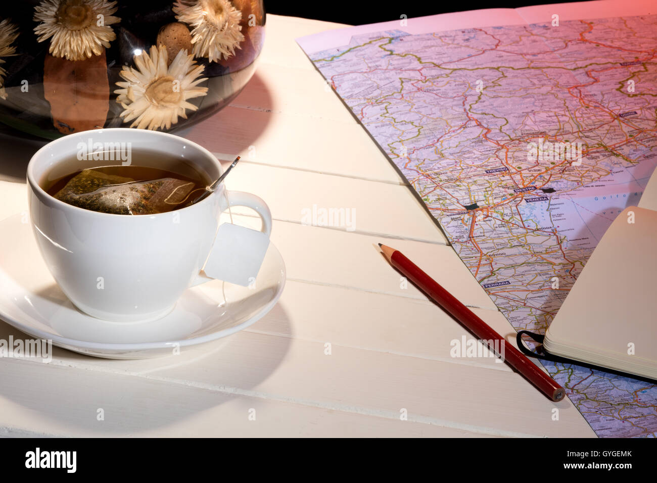 Tea map hi-res stock photography and images - Alamy