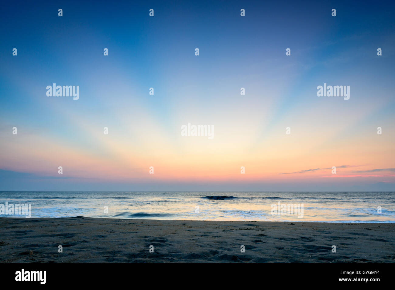 An image of a beautiful sunrise captured in Dam Neck, Virginia Beach ...