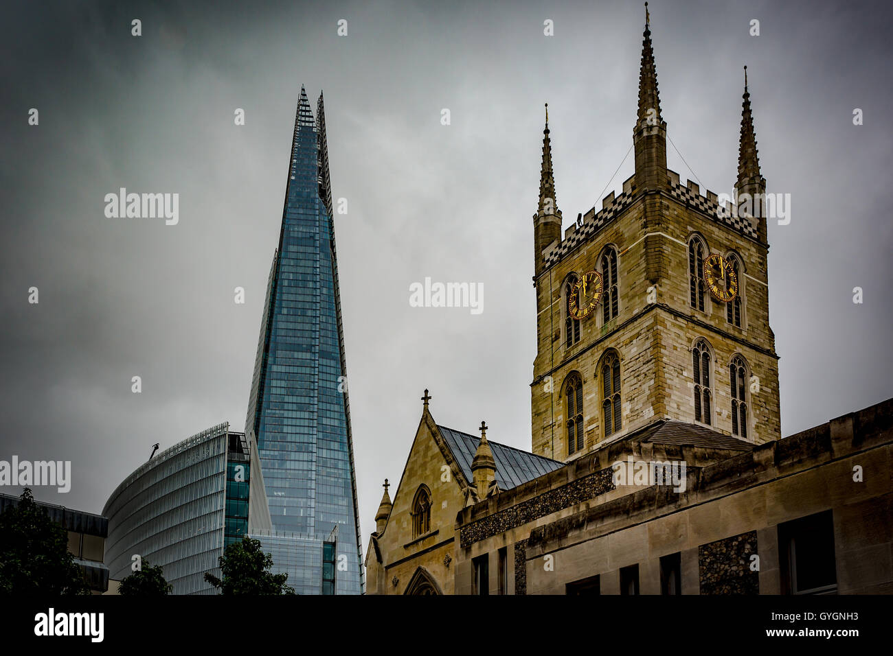 The Shard surrounded by Londons historic building showing off old and ...