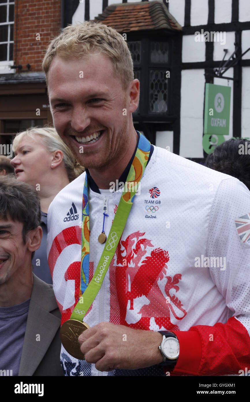 Alex Gregory MBE of Team GB Rowing Team in Henley on Thames Stock Photo ...