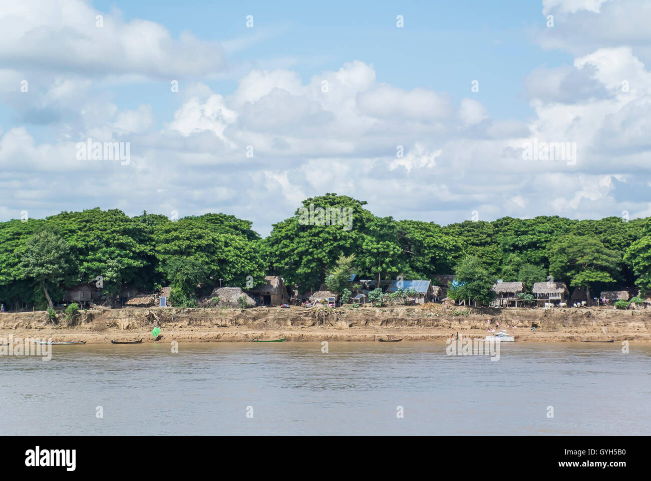 Life Along the River, Myanmar Stock Photo - Alamy
