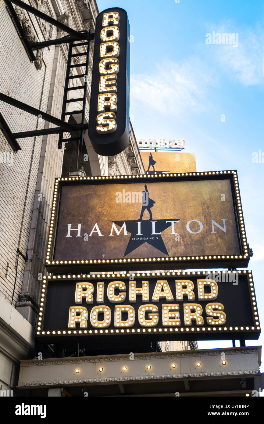 Hamilton theatre marquee hi-res stock photography and images - Alamy