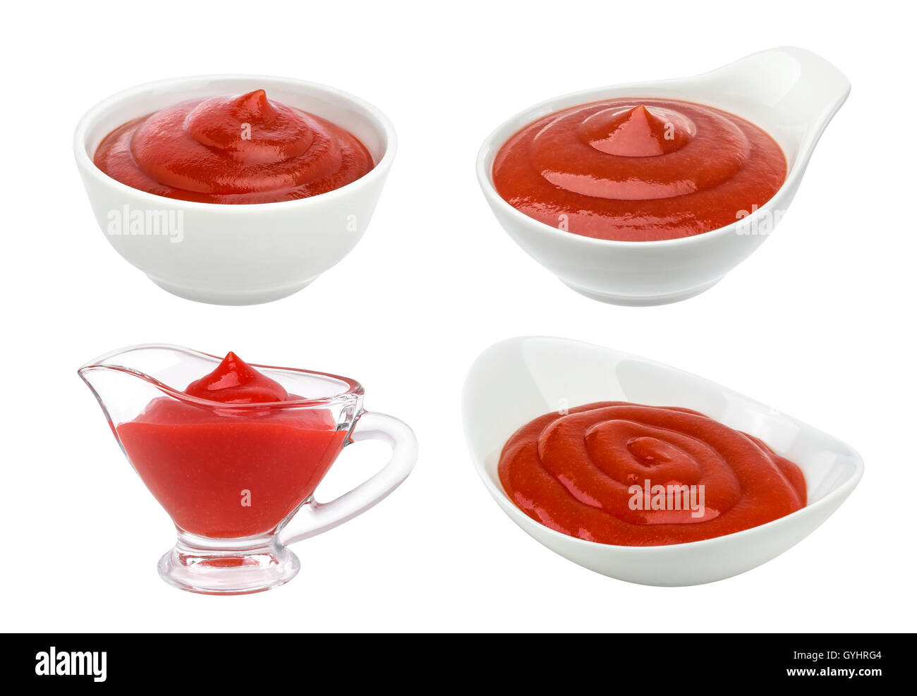 Ketchup isolated on white background Stock Photo - Alamy
