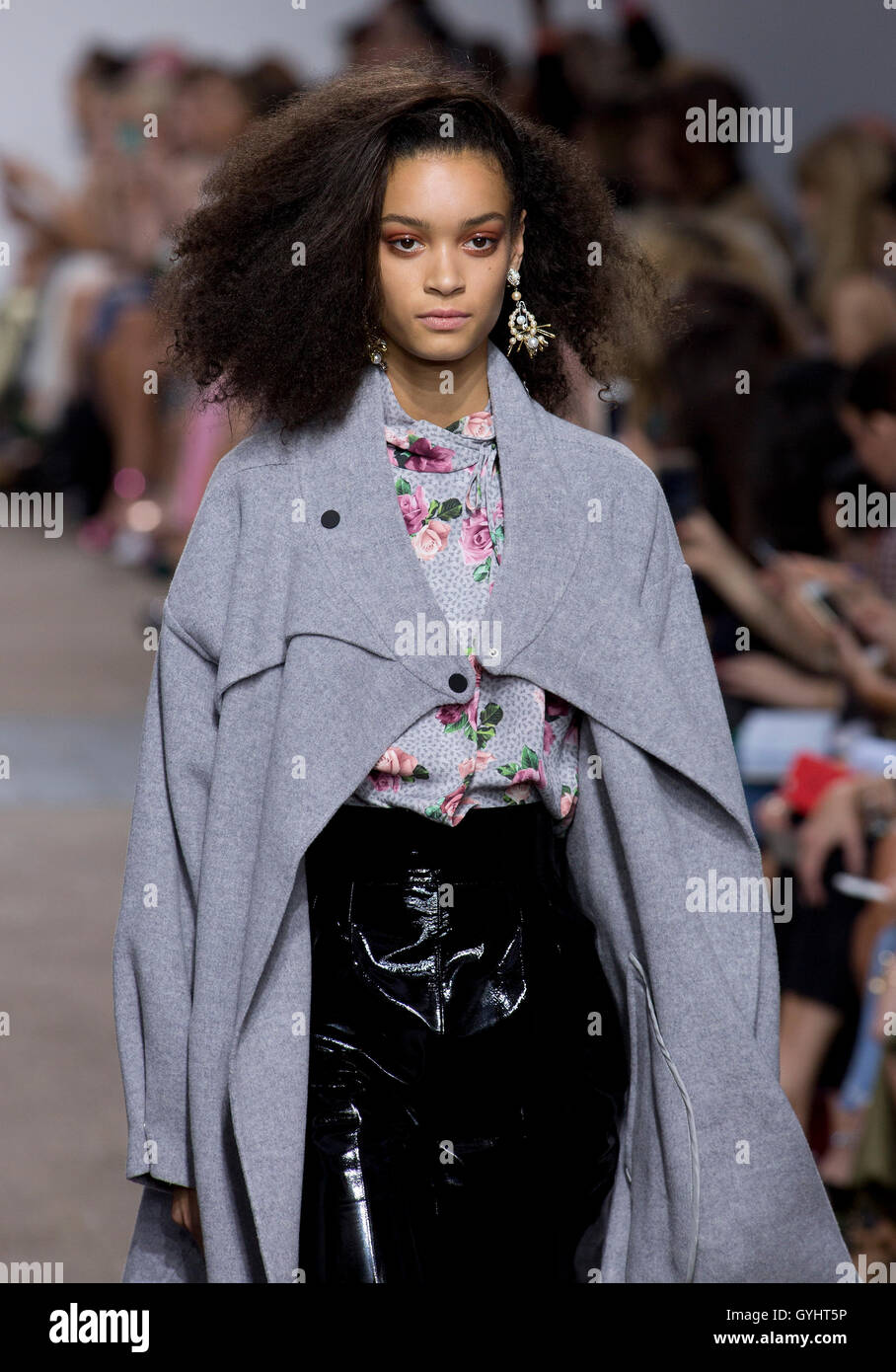 Models on the catwalk during the TOPSHOP UNIQUE Spring/ Summer 2017 ...