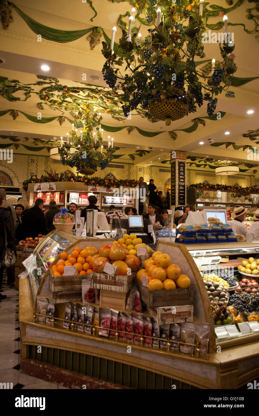 Food Hall Harrods High Resolution Stock Photography and Images - Alamy