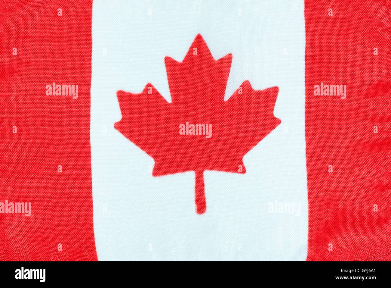 National Canadian Flag made from cloth Stock Photo - Alamy