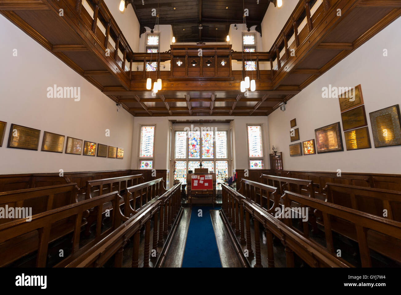 Inside / interior of the Chapel of Kneller Hall, Whitton, Twickenham ...