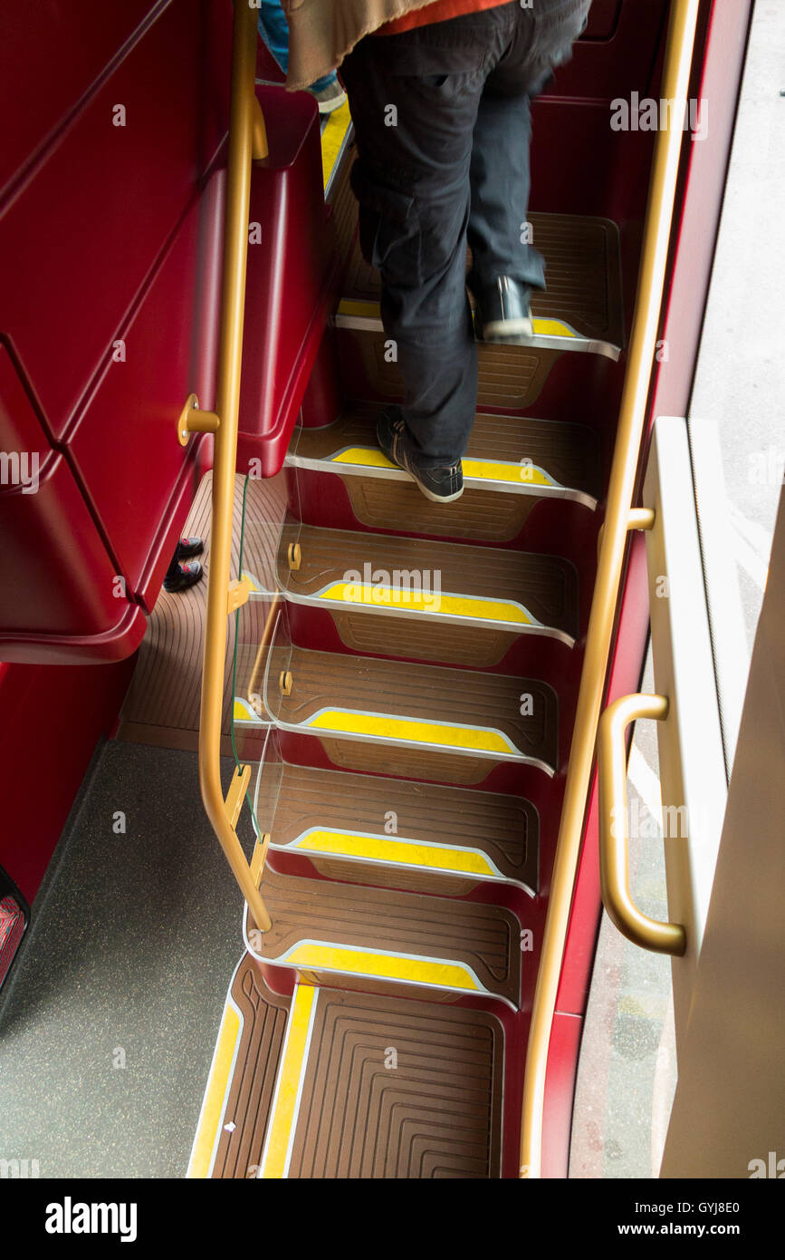 Bus stairs hi-res stock photography and images - Alamy
