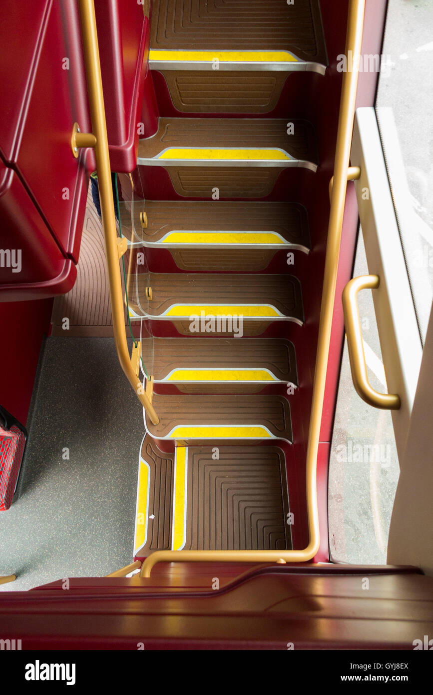 Interior of routemaster double decker bus High Resolution Stock ...