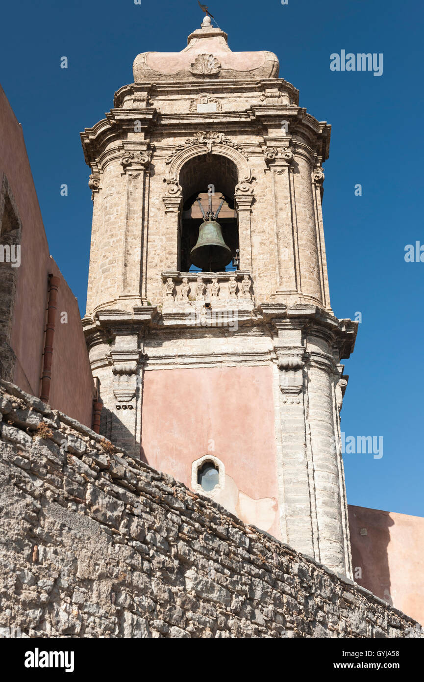 Bell tower pink church hi-res stock photography and images - Alamy