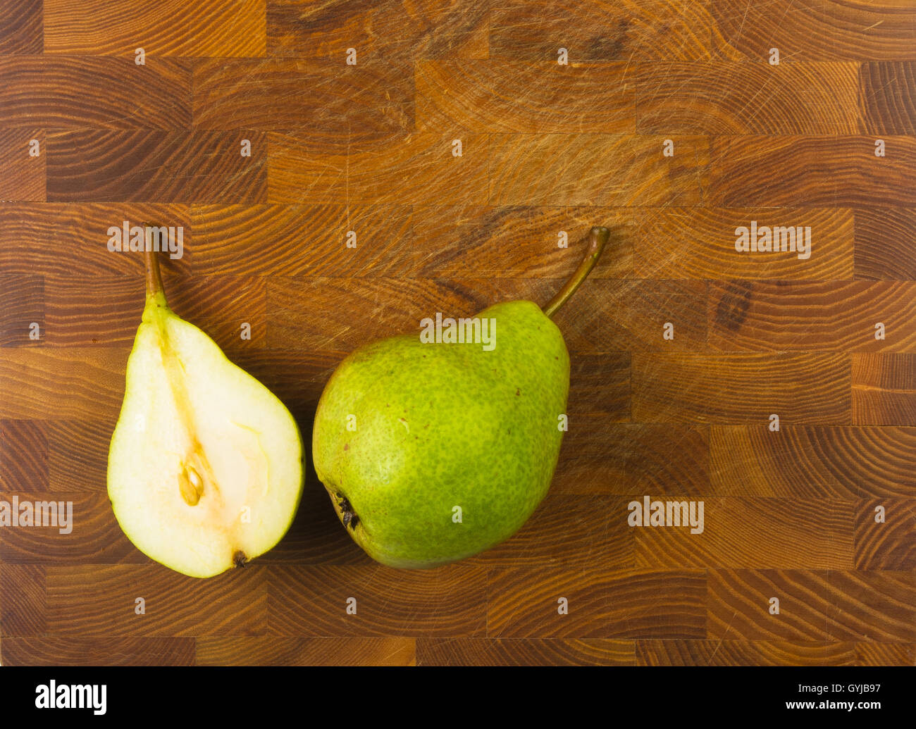 Whole pears chopped slices hi-res stock photography and images - Alamy