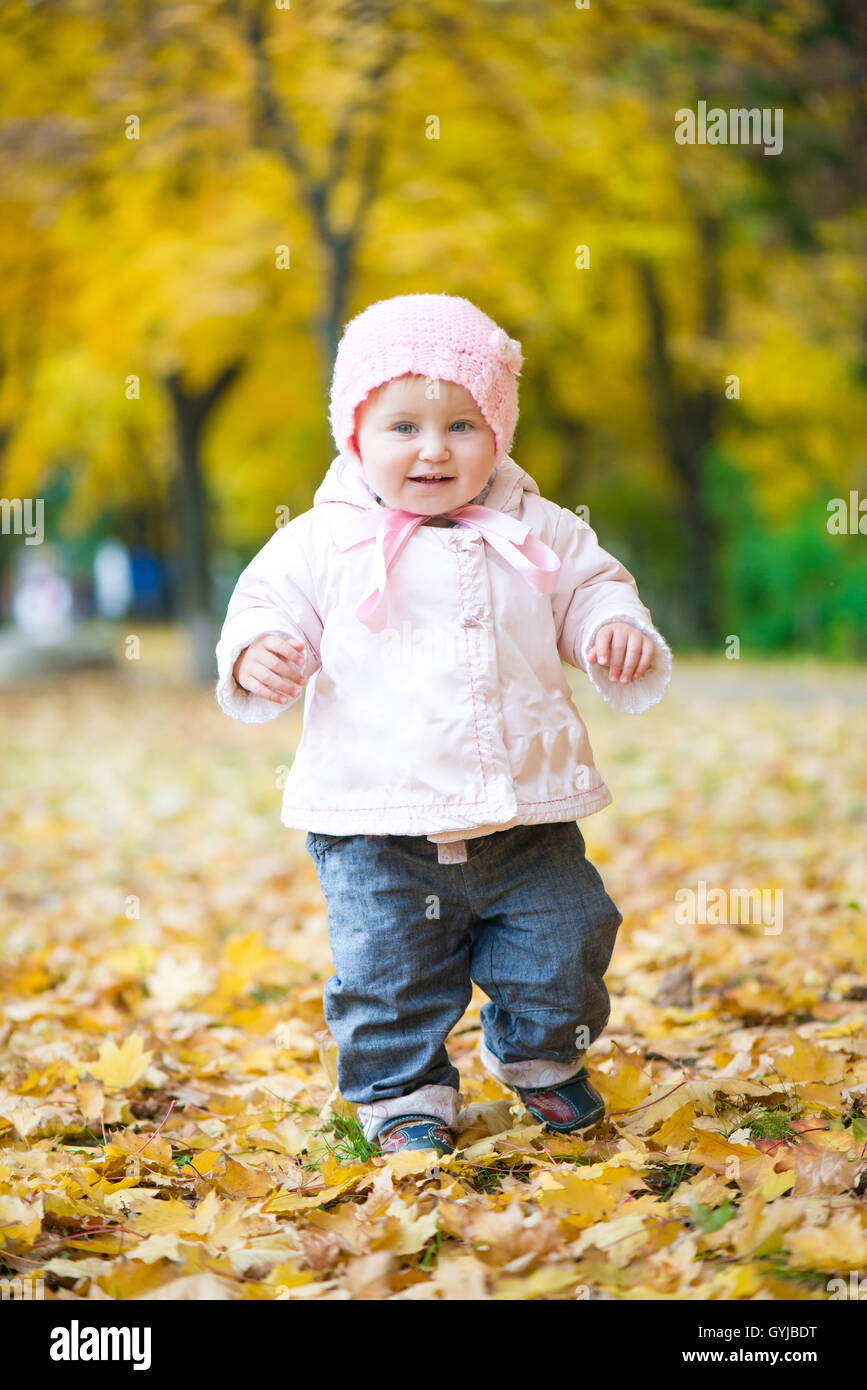 little baby in the park Stock Photo - Alamy