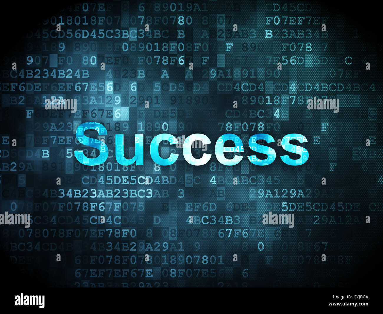 Business concept: Success on digital background Stock Photo - Alamy