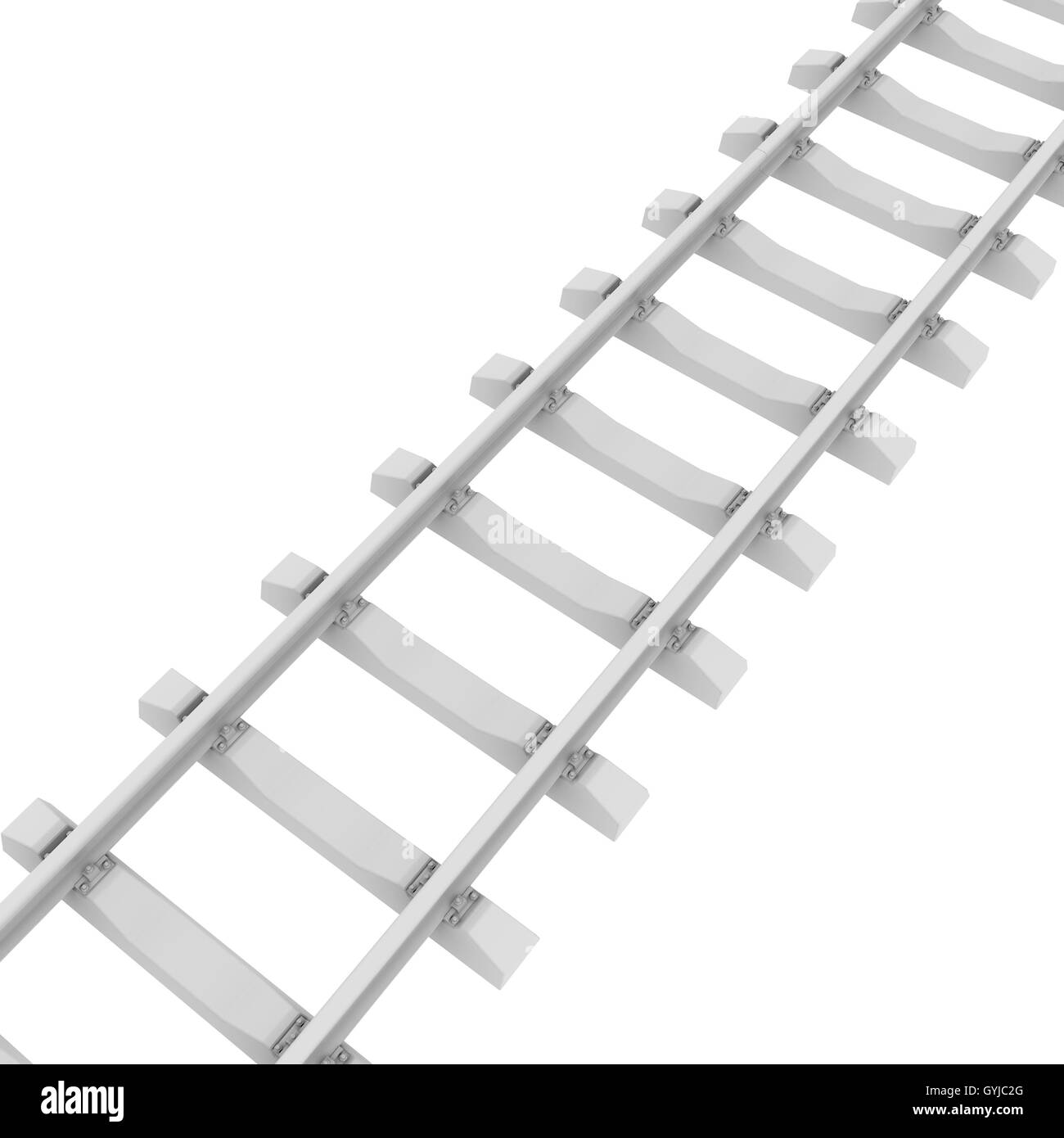 Railway concrete sleeper Black and White Stock Photos & Images - Alamy