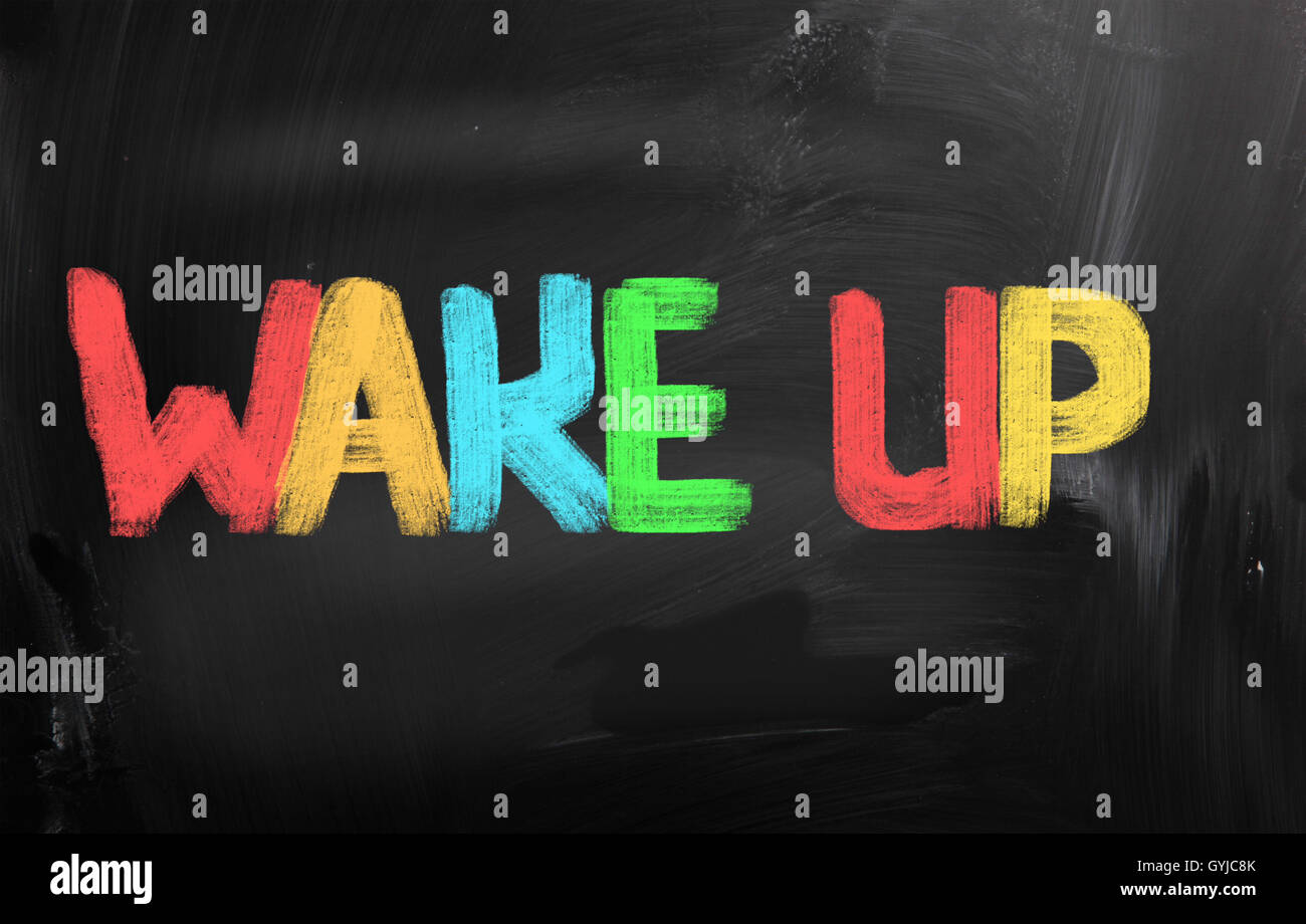 Wake Up Concept Stock Photo - Alamy