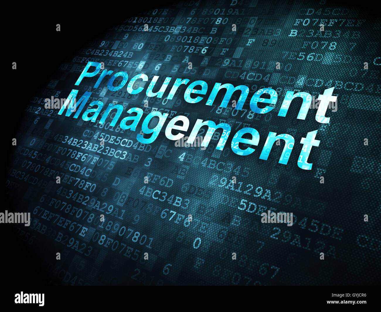 Business concept: Procurement Management on digital background Stock ...