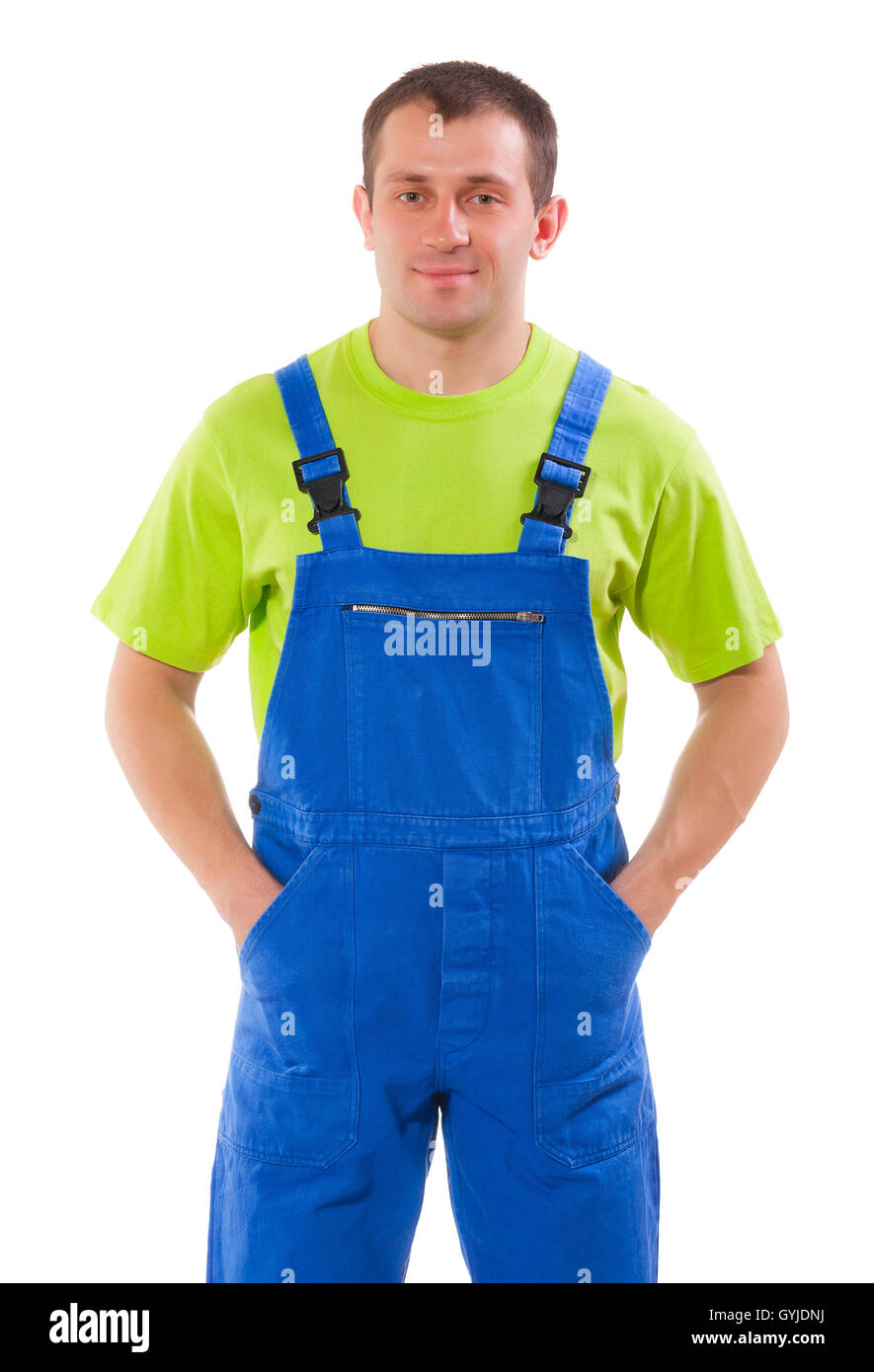 Hands of the worker Cut Out Stock Images & Pictures - Alamy