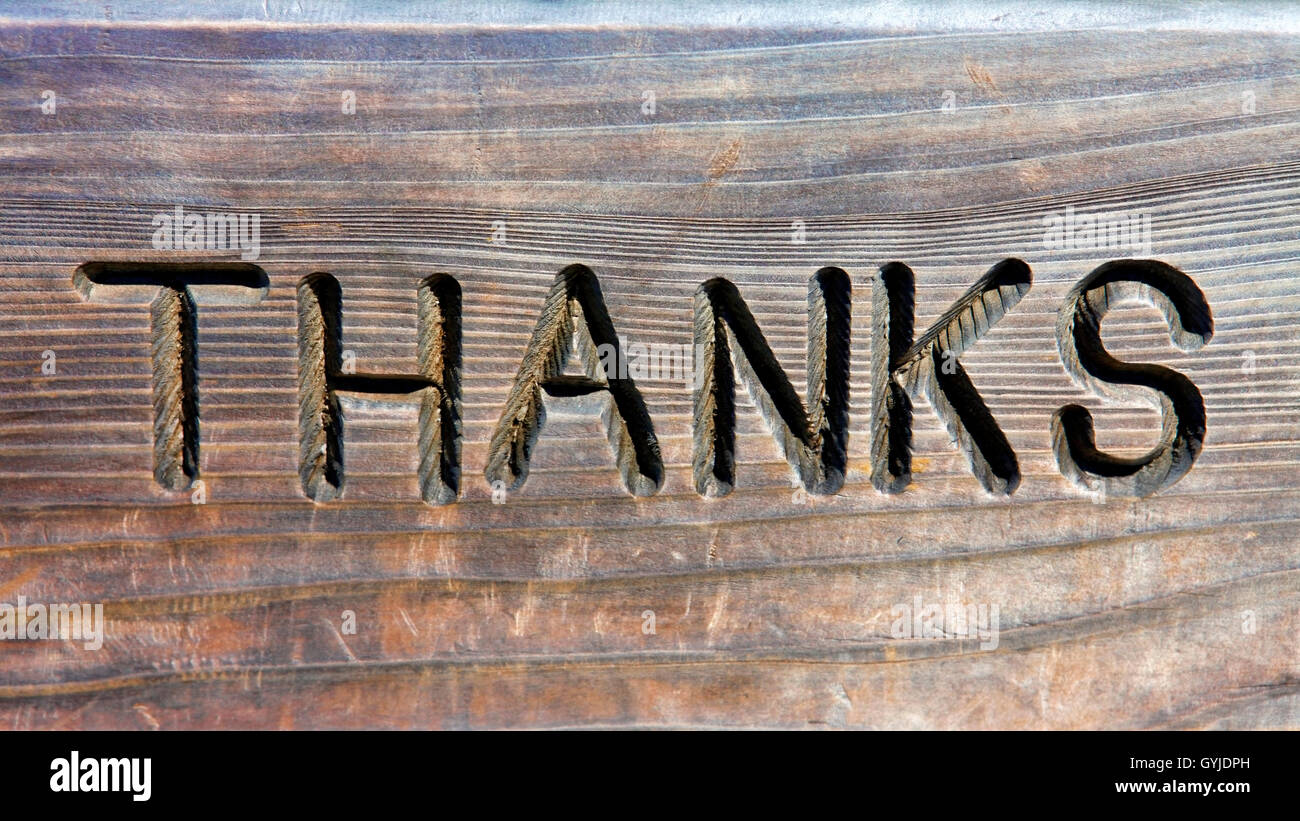 Thank you text typography hi-res stock photography and images - Alamy