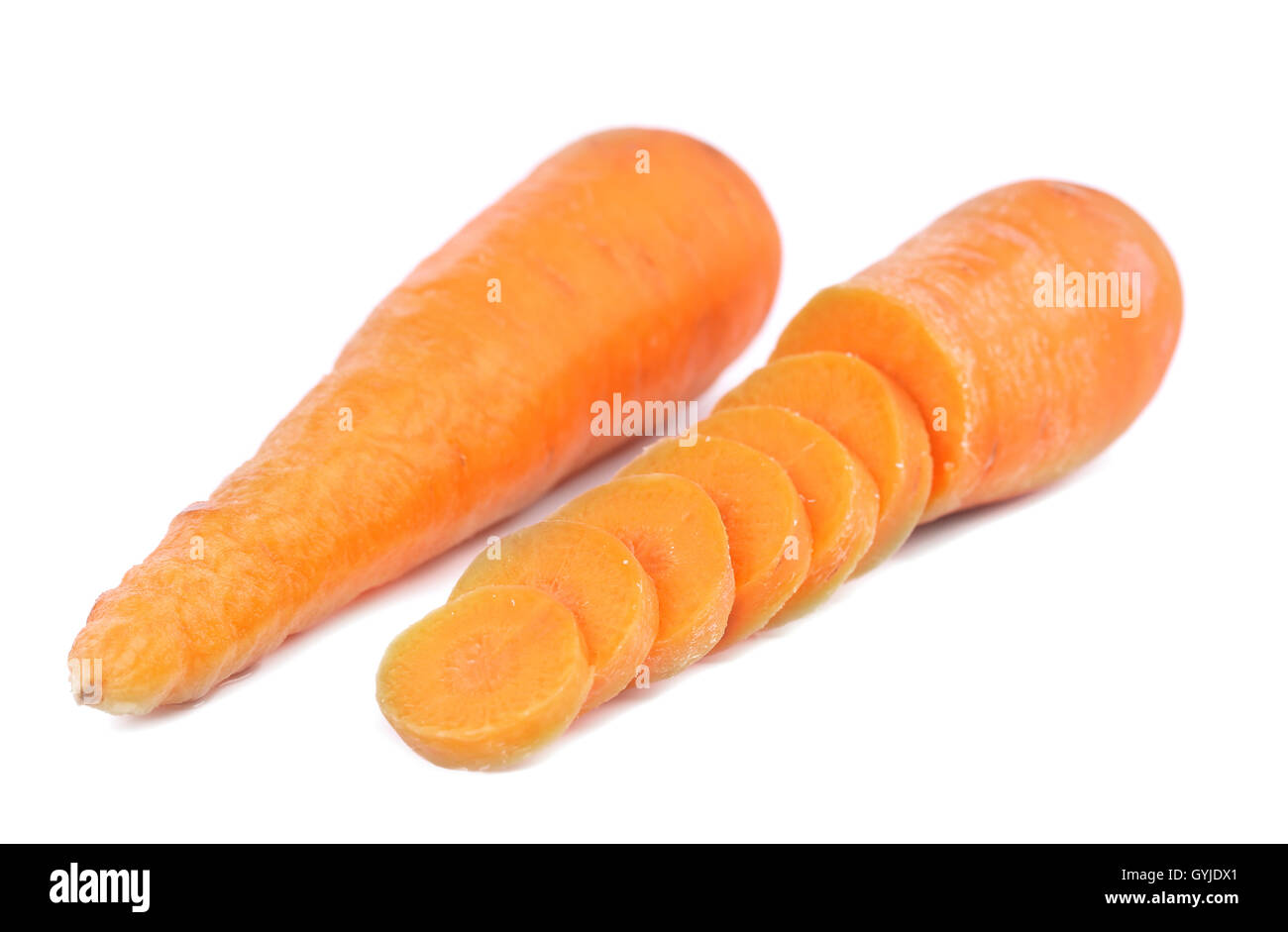 Raw carrot whole and sliced Stock Photo - Alamy