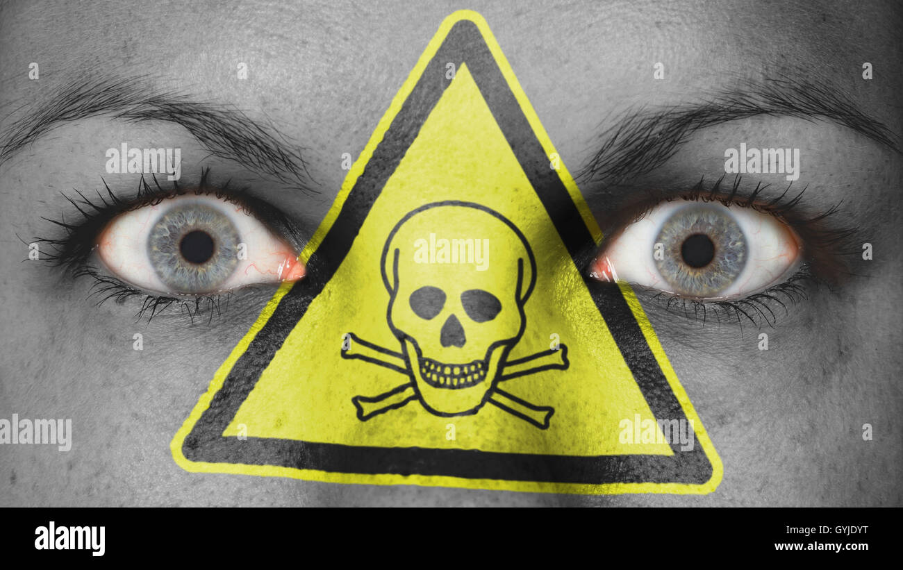 Close up of eyes with flag Stock Photo - Alamy