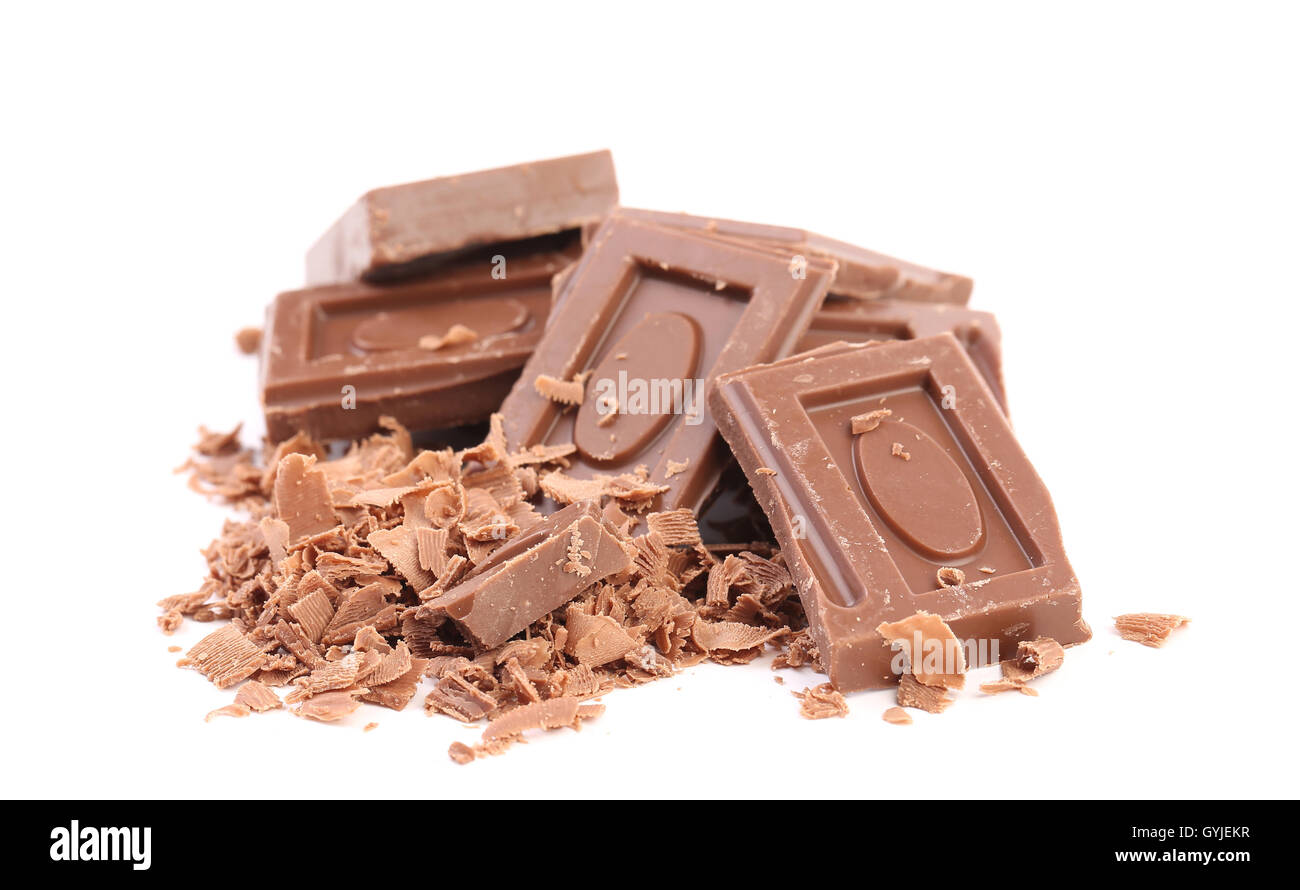 Chocolate bars and shaving Stock Photo - Alamy