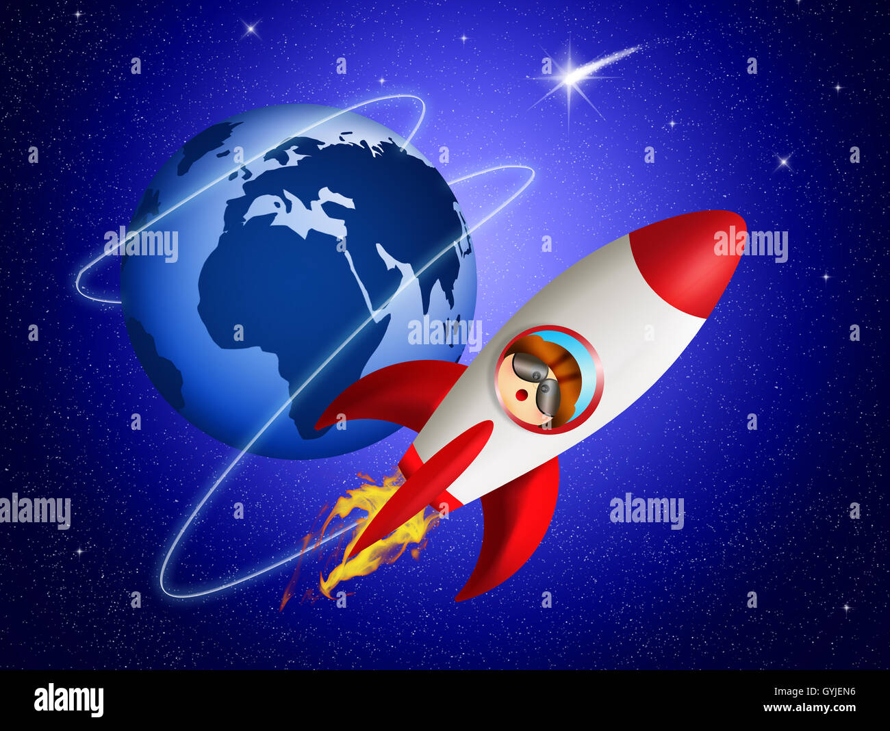 rocket taking off Stock Photo - Alamy