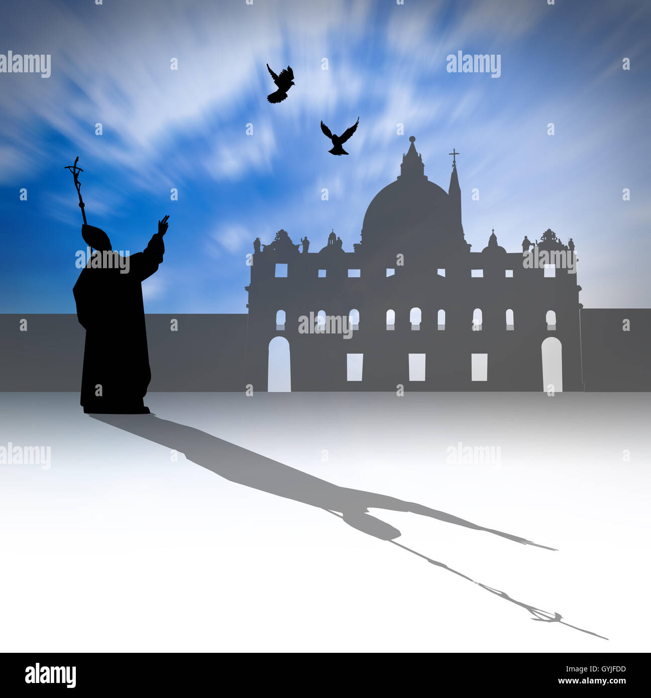 Holy spirit dove vatican hi-res stock photography and images - Alamy