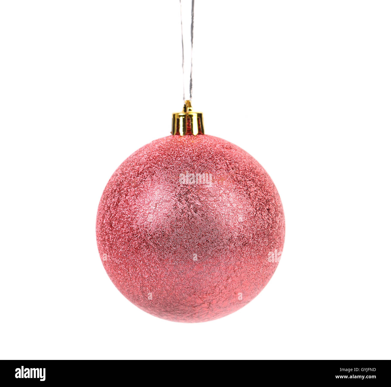 Pink brilliant christmas ball Stock Photo - Alamy