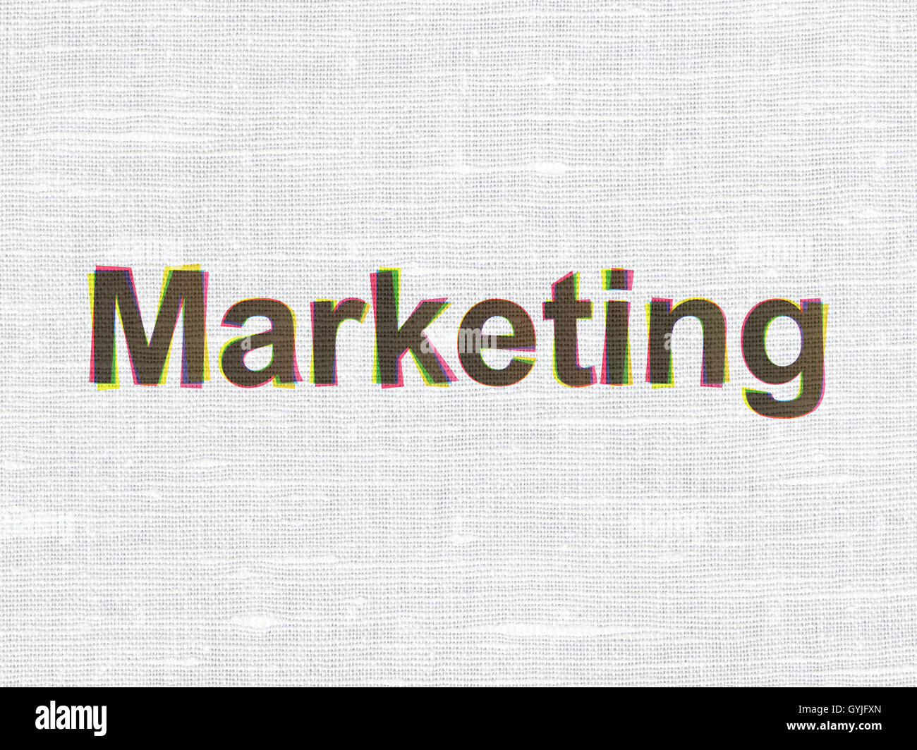 Marketing concept: Marketing on fabric texture background Stock Photo ...