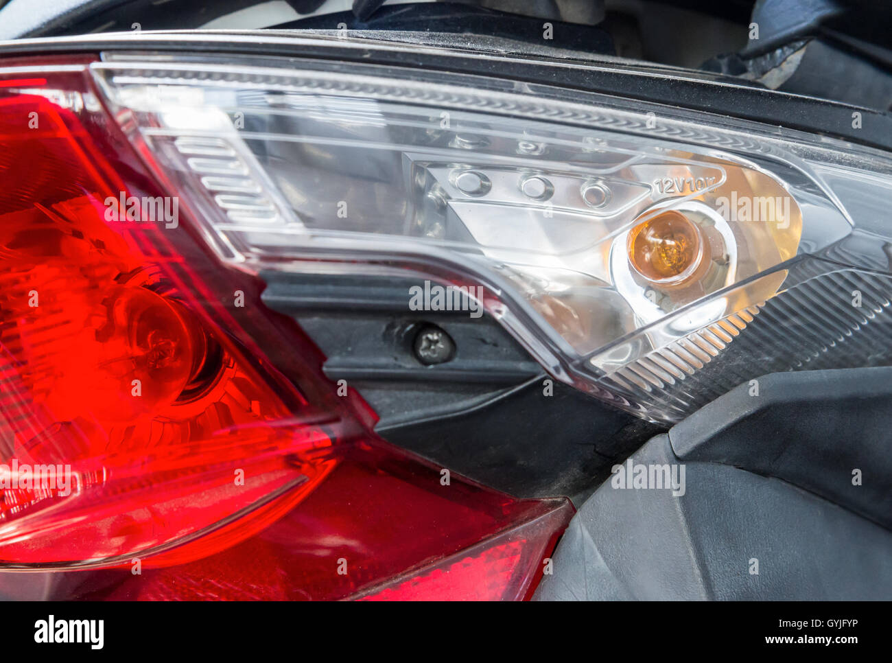 Motorcycle rear light hi-res stock photography and images - Alamy