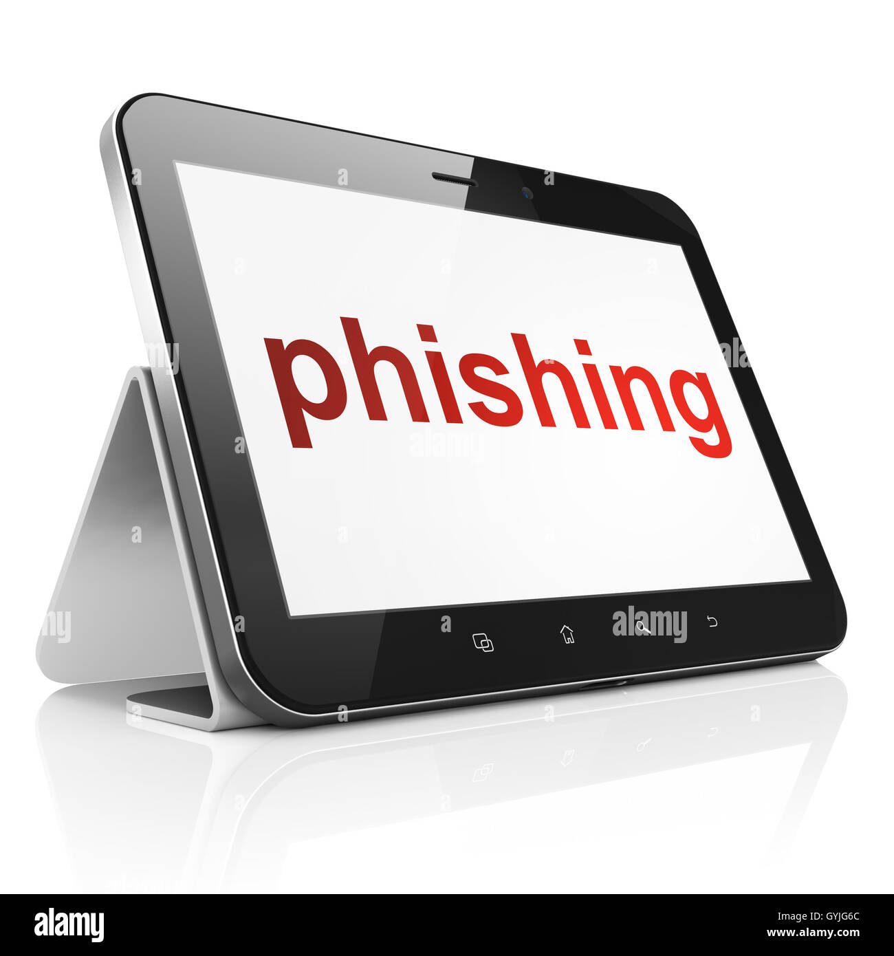 Safety concept: Phishing on tablet pc computer Stock Photo - Alamy