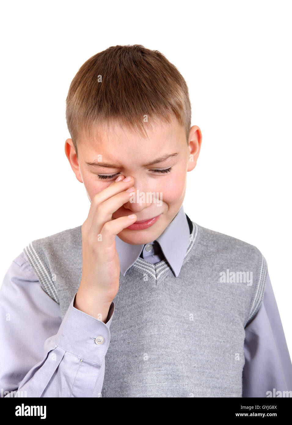 Sad Boy is Weeps Stock Photo - Alamy