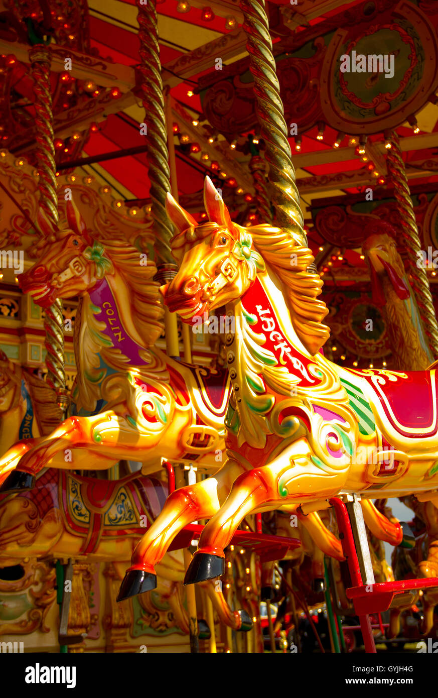 merry go round Stock Photo - Alamy