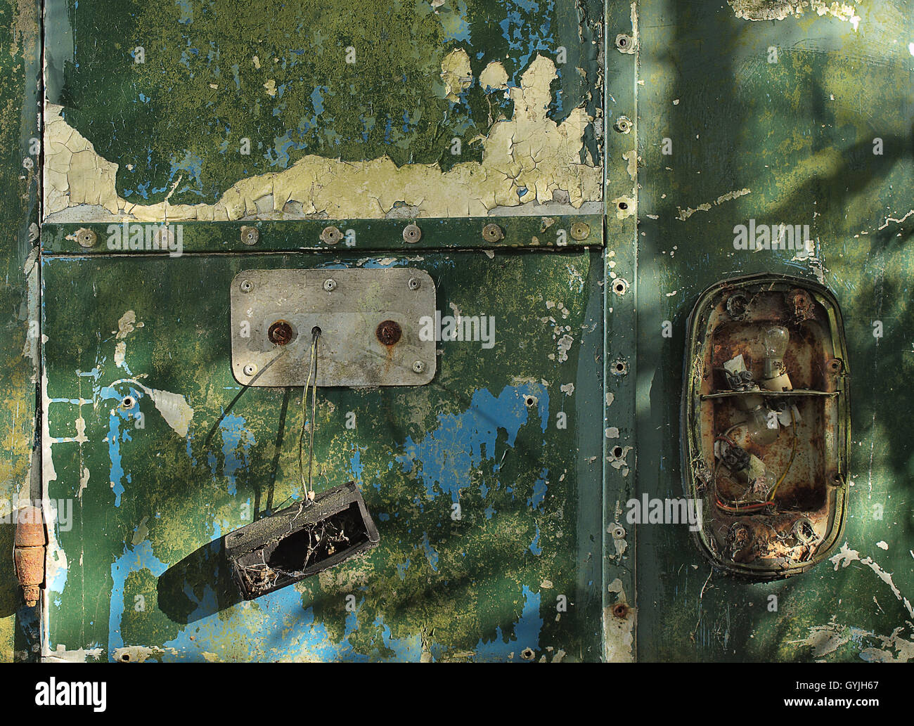Back of the bus Stock Photo - Alamy