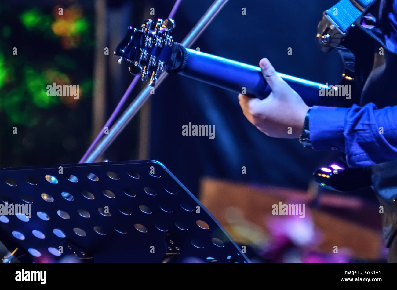 During Christmas a live stage programmed is performed by singer Stock ...