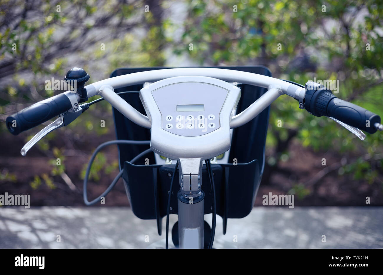 Rental bike pickup location in the city. Great way to take bicycle for ...