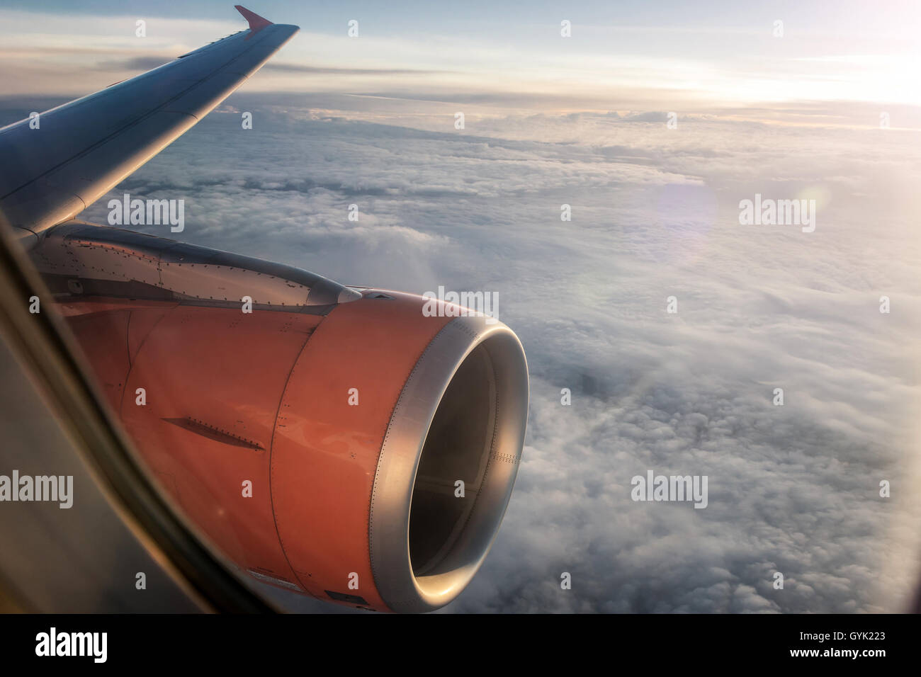 looking through a window of a big jet plane Stock Photo - Alamy