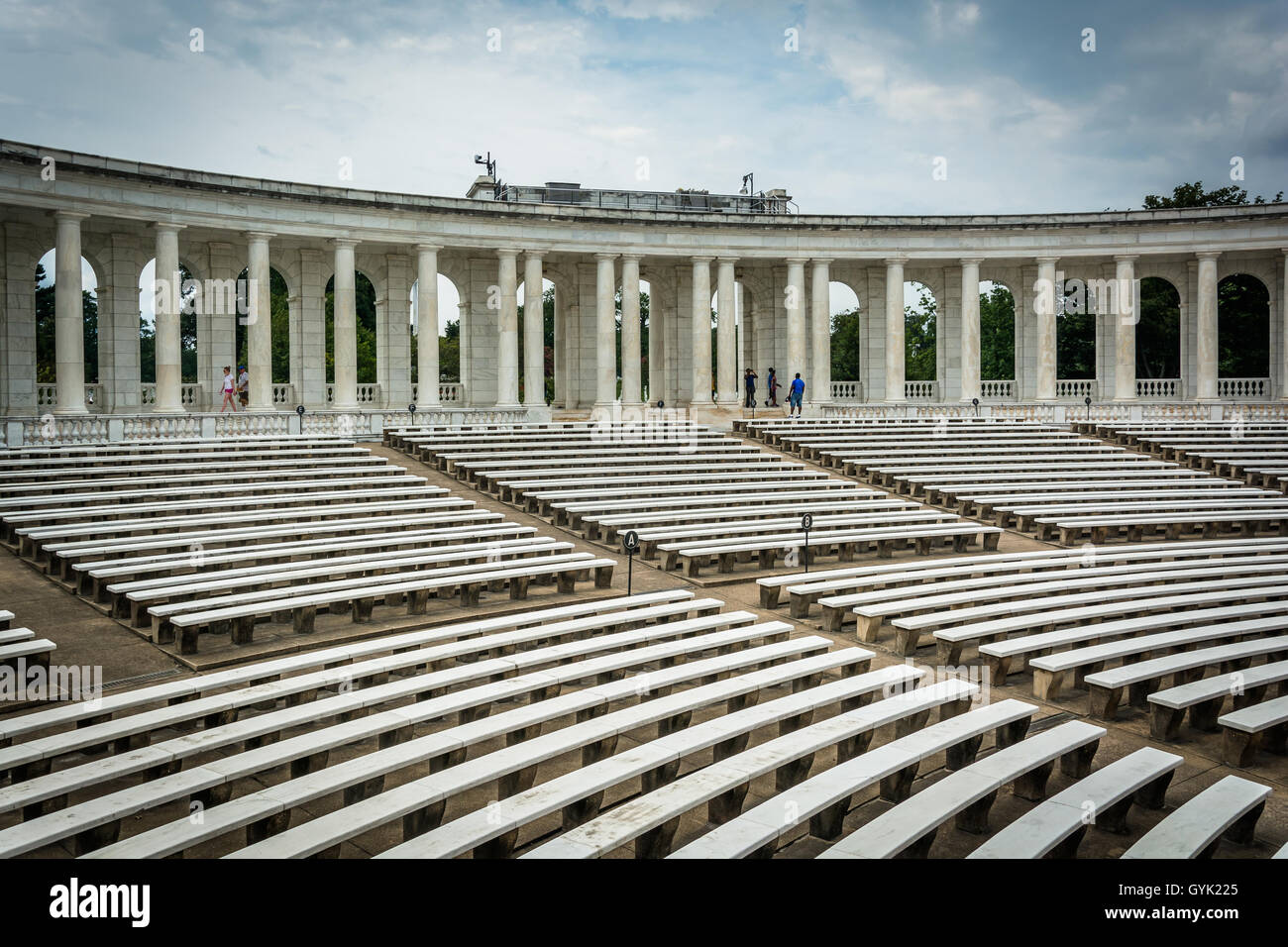 The Arlington Memorial Amphitheater at Arlington National Cemetery, in ...