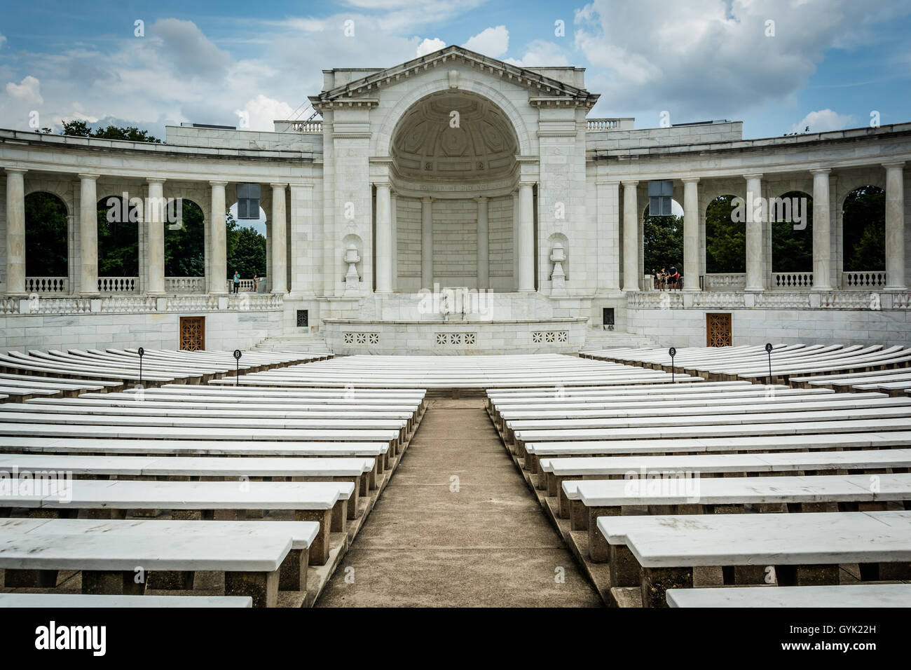 The Arlington Memorial Amphitheater at Arlington National Cemetery, in ...