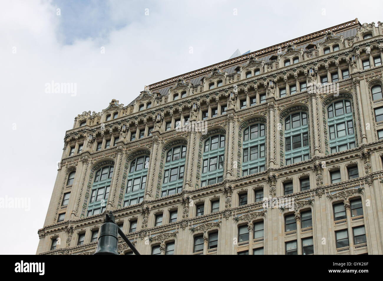 A beautiful neogothic building in New York City Stock Photo - Alamy