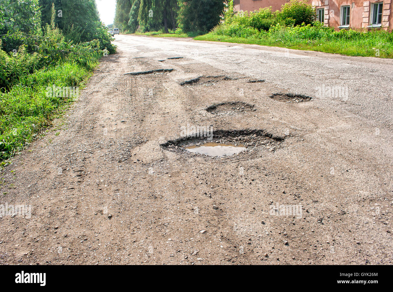 Broken concrete old driveway hi-res stock photography and images - Alamy
