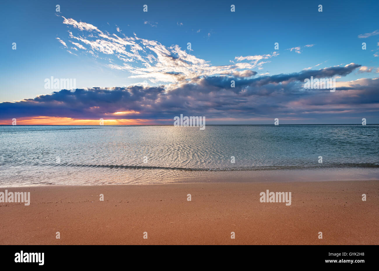 Early morning sunrise with clouds hi-res stock photography and images ...