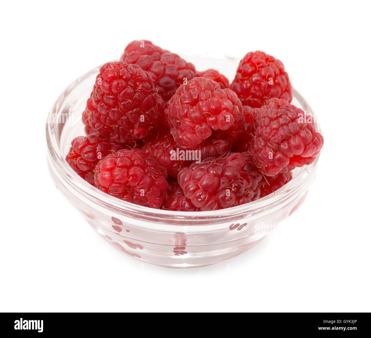 Raspberry isolated on white background Stock Photo - Alamy